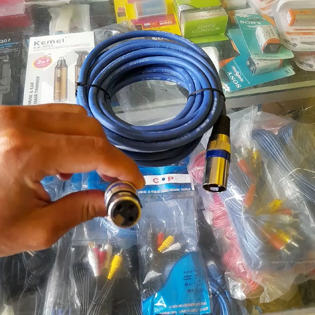 G463 ORIGINAL KABEL MIC 5 METER XLR CABEL MIK 5 M CABLE MIXER MIXING ...