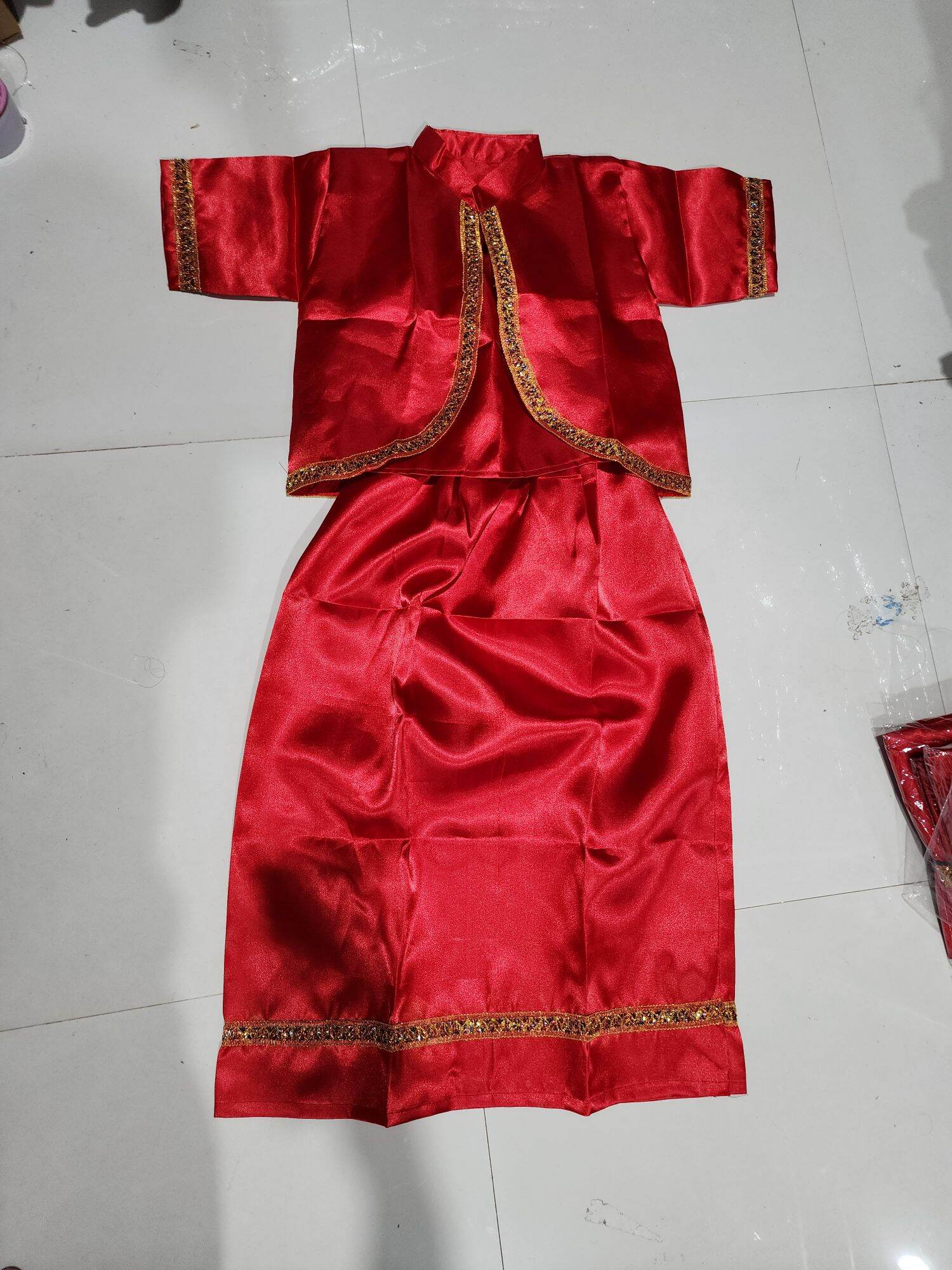 Baju tari model rompi dan rok ( UKUR SD) | Lazada Indonesia