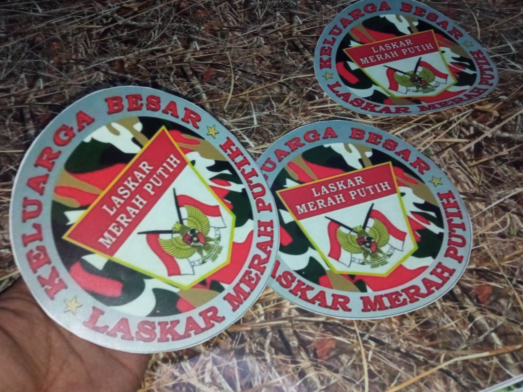 Stiker laskar merah putih logo 15cm | Lazada Indonesia