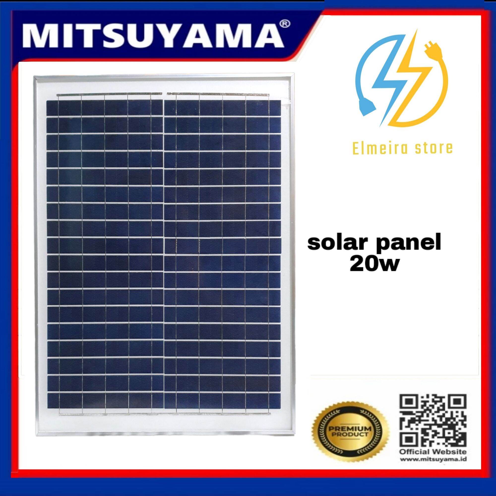 solar panel 20 wp solar cell tenaga surya / papan pembangkit listrik ...