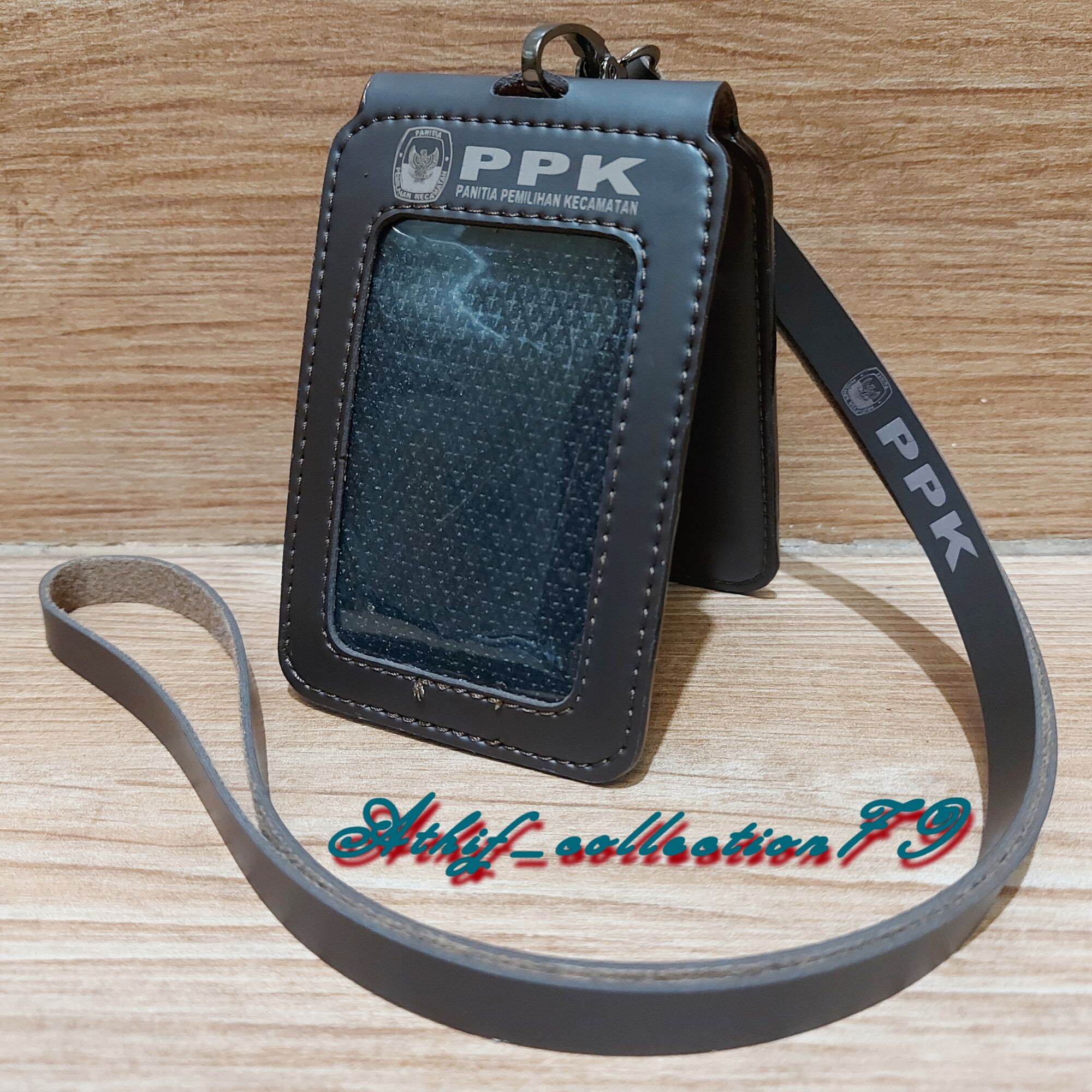 Tempat Id Card Kulit PPK Lipat Holder Id Card PPK Panwaslu | Lazada ...