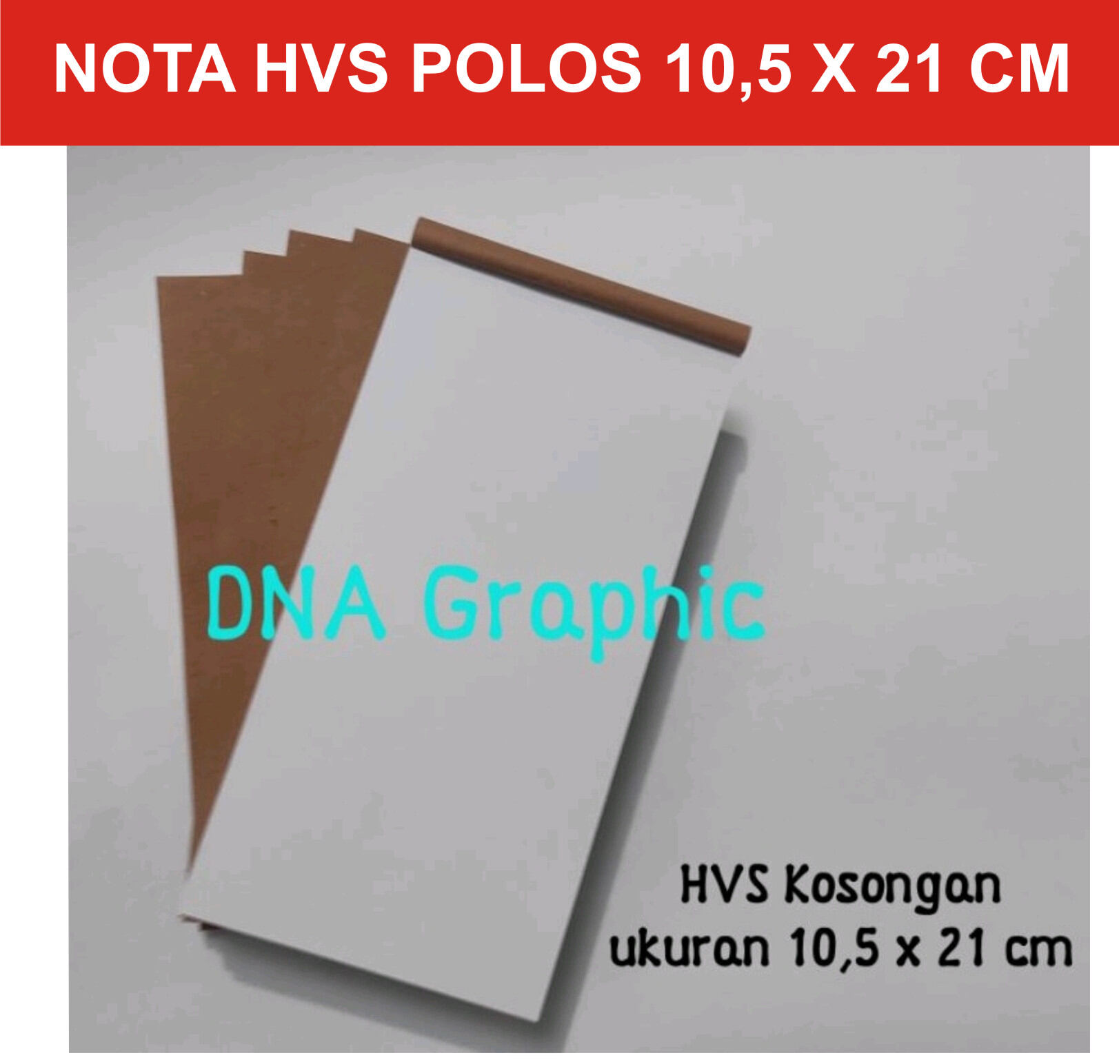 NOTA HVS POLOS ATAU KOSONGAN UKURAN 10,5 X 21 Cm | Lazada Indonesia