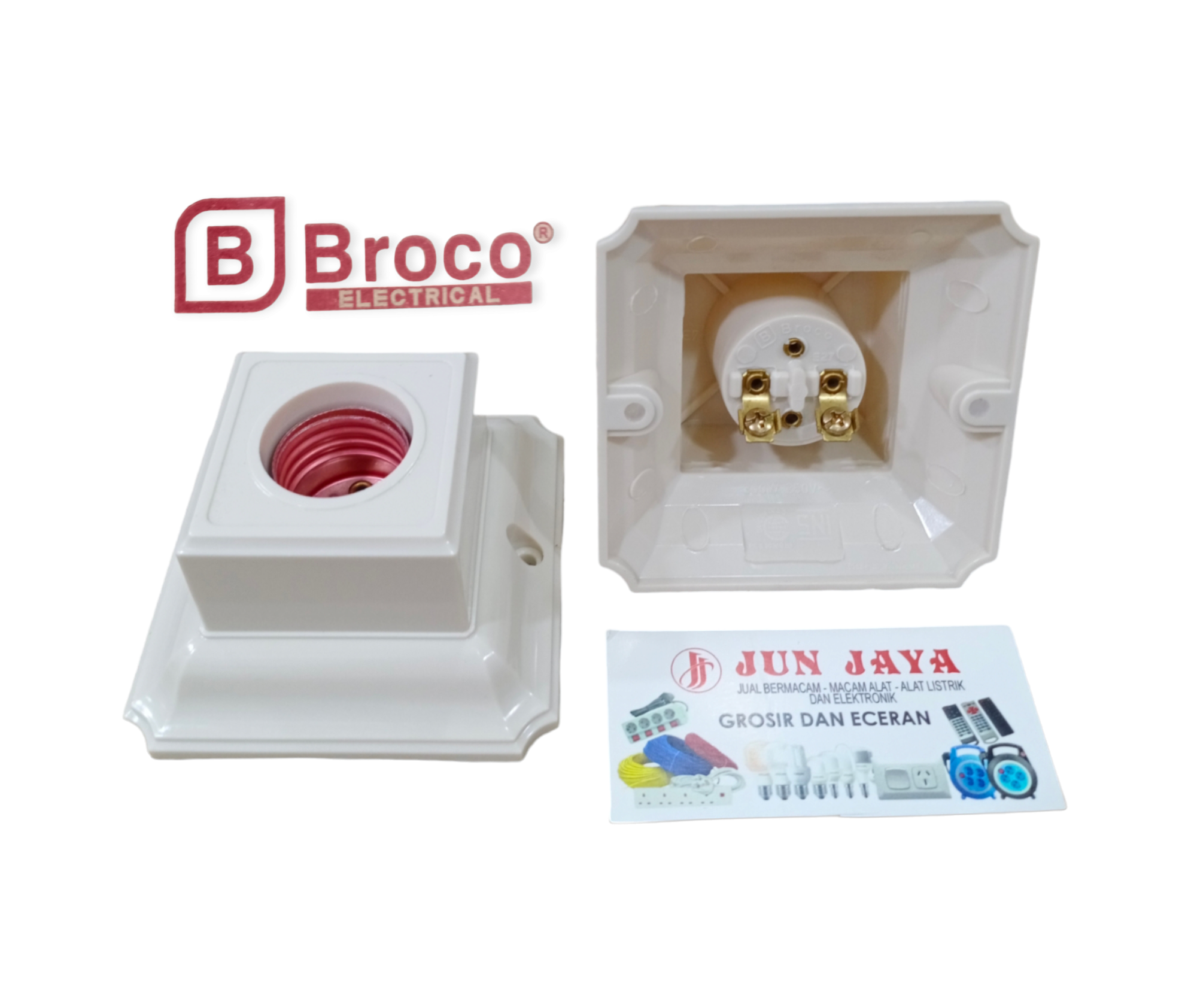 { PAKET ISI 12 PCS } Fitting lampu Plafon Broco SNI /Fitting Lampu ...