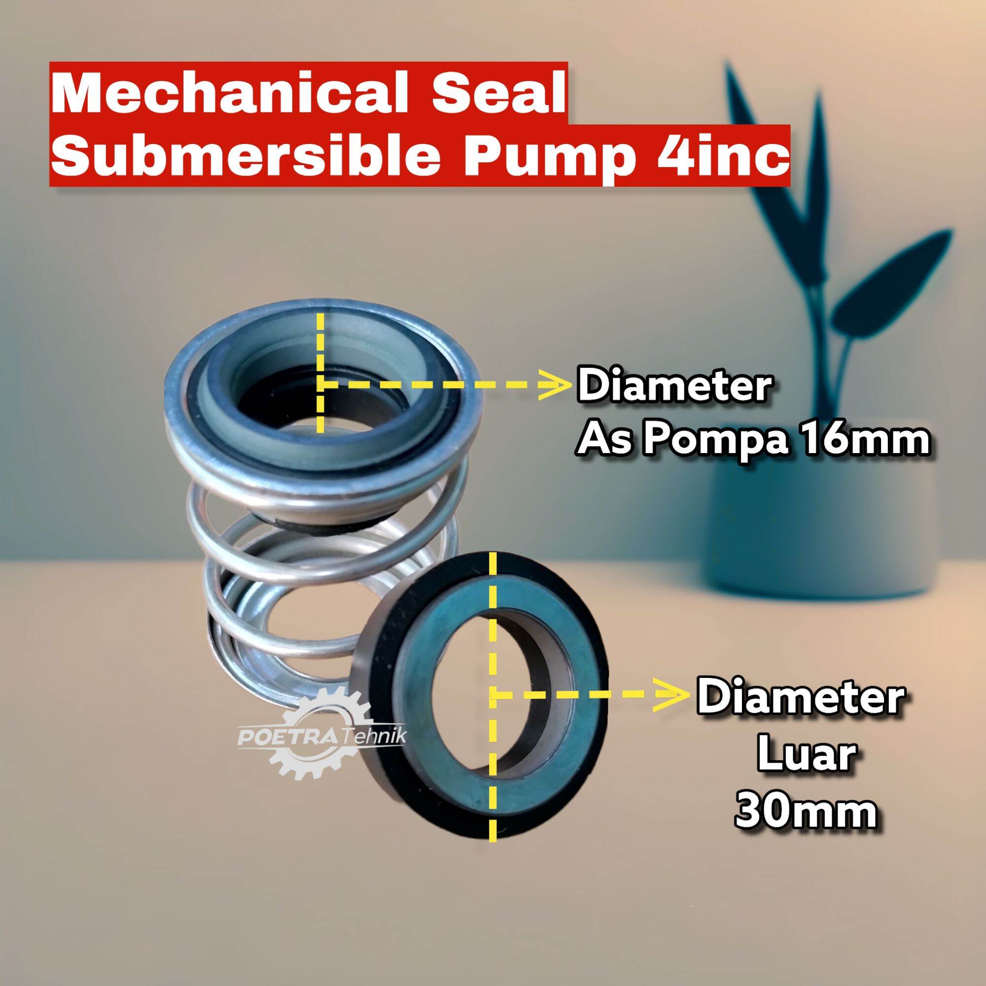 Mechanical Seal Pompa Celup Satelit 4 inch - Sil Pompa Air Submersible ...