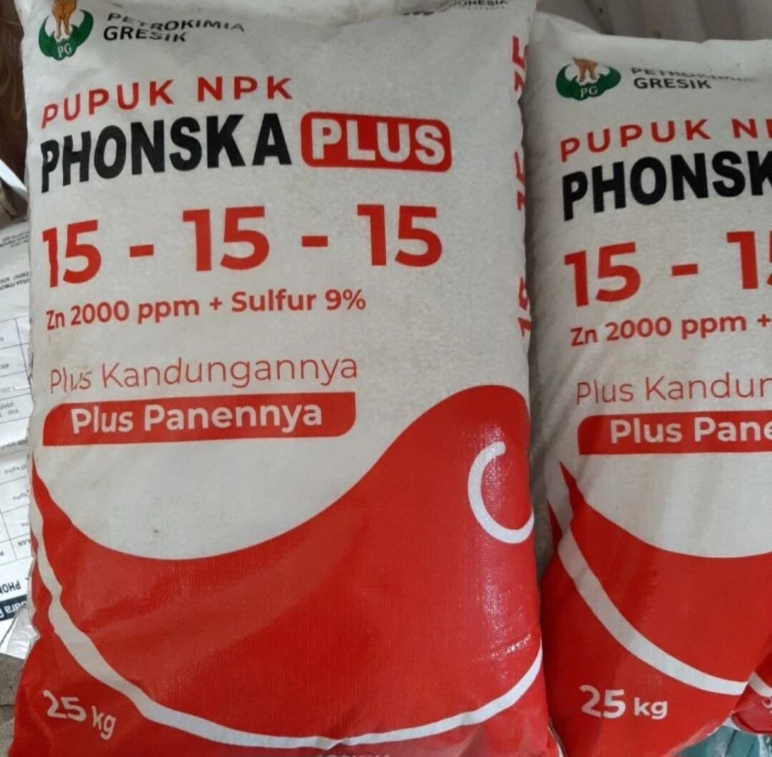 Pupuk NPK Phonska Plus 15 15 15 Kemasan Pabrik 25 kg Petrokimia Gresik ...