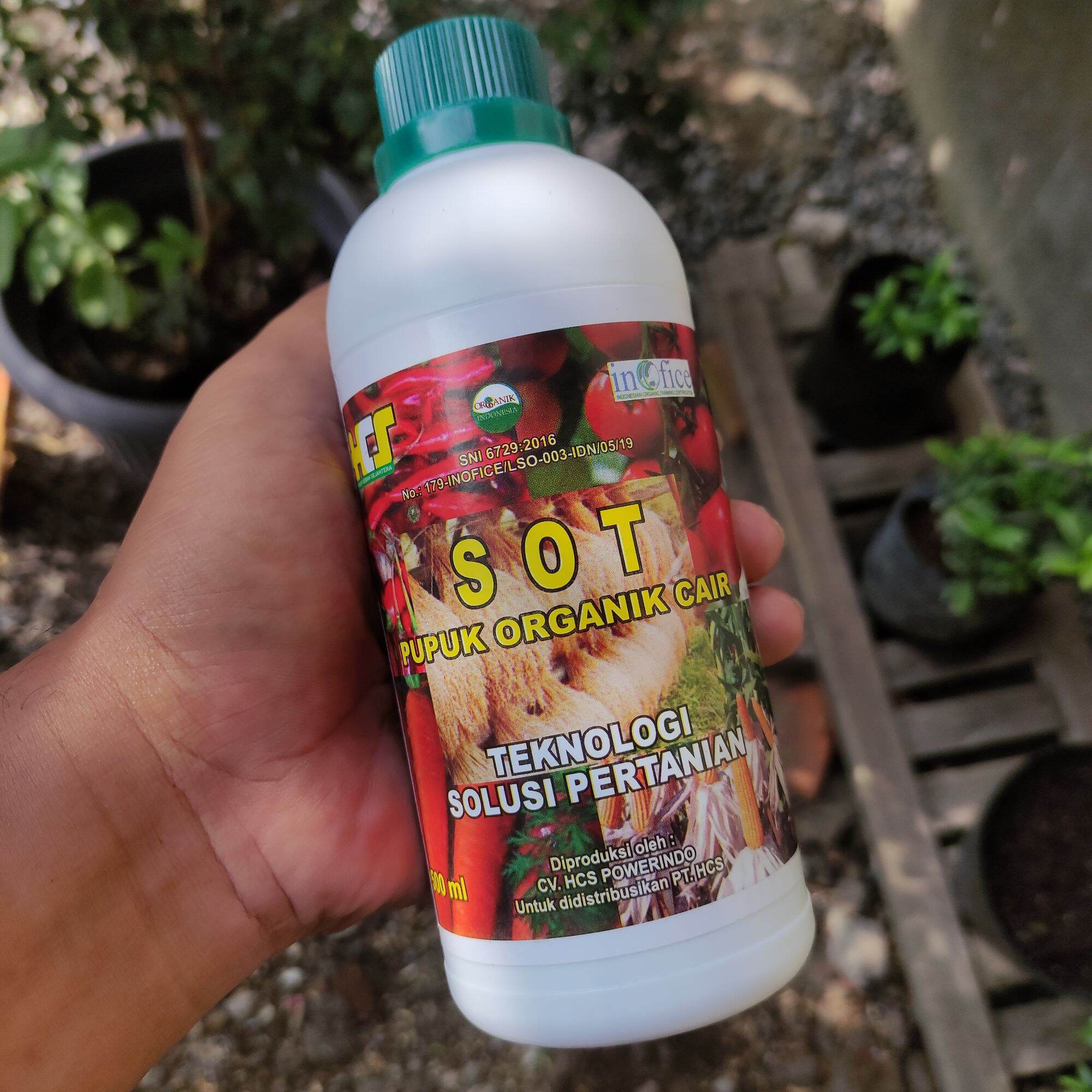 SOT HCS Suplemen Organik Tanaman - Pupuk Penyubur Pelebat Tanaman Hias ...