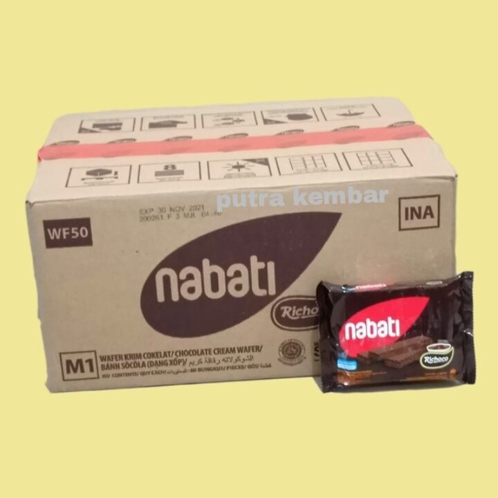 Nabati Wafer 2000 Rasa Coklat 1 Dus Isi 60 Pcs/karton | Lazada Indonesia