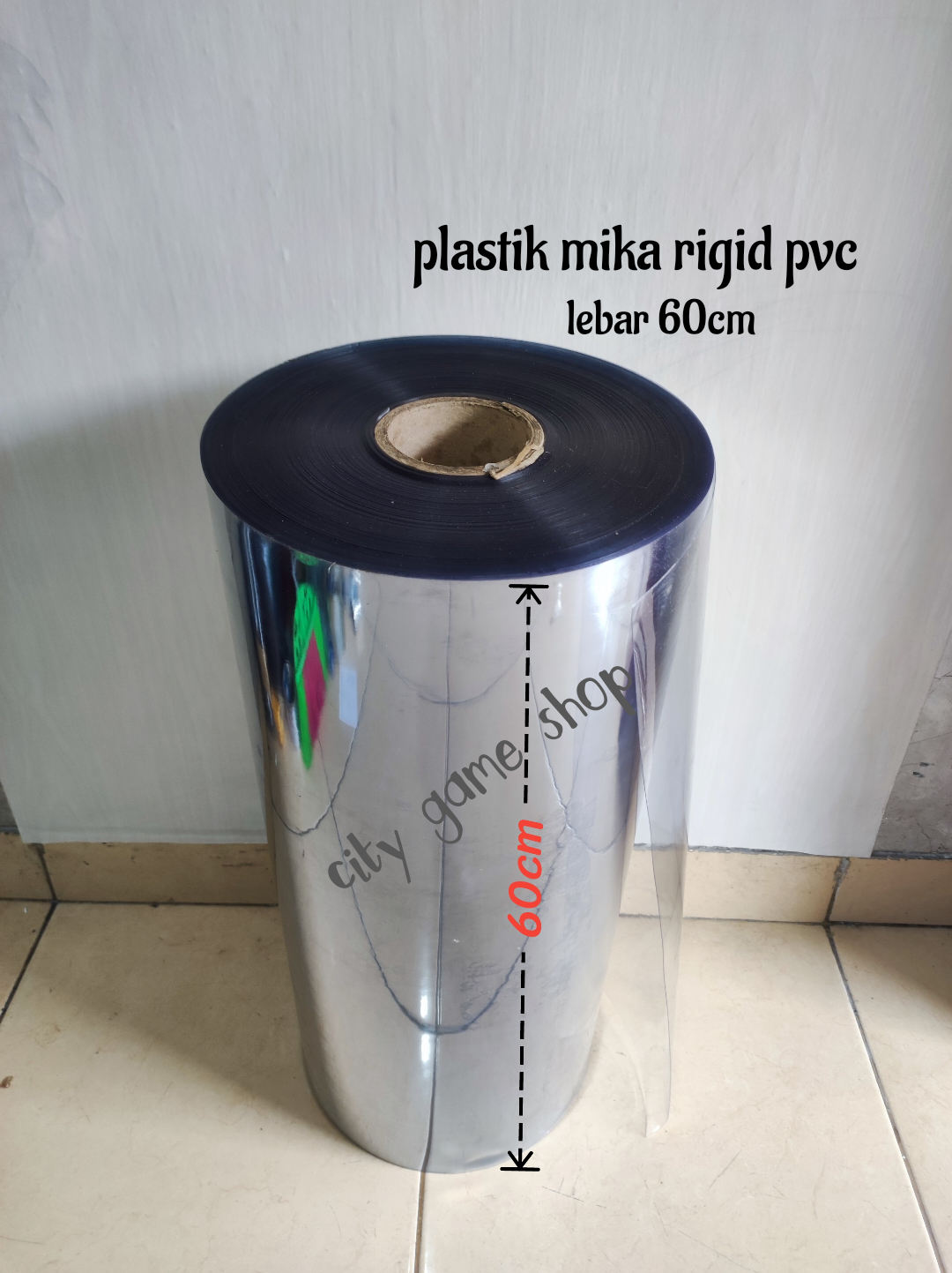 Plastik mika kaku rigid pvc lebar 60cm tebal 0,25mm | Lazada Indonesia
