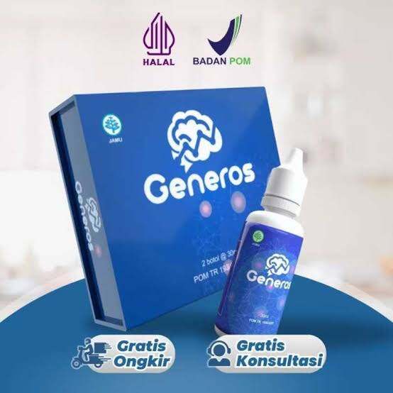 Generos Untuk Otak Anak Isi 2 Botol | Lazada Indonesia