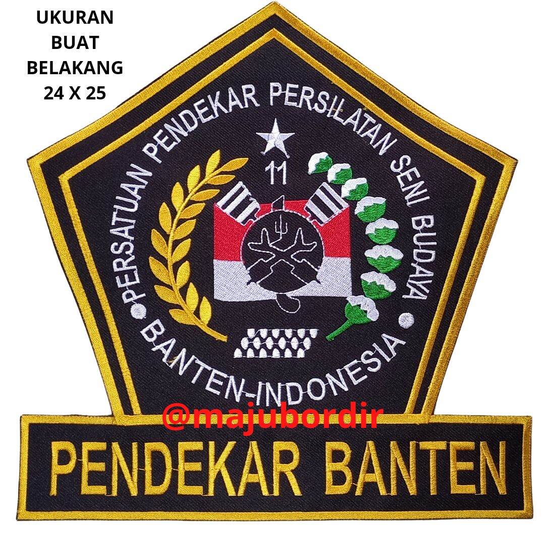 ATRIBUT PENDEKAR BANTEN BORDIR | Lazada Indonesia