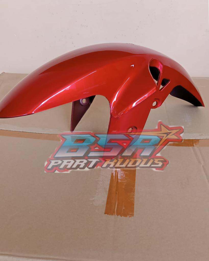 Slebor depan MX King V2 Warna Merah Marun Spakbor depan MX King V2 ...