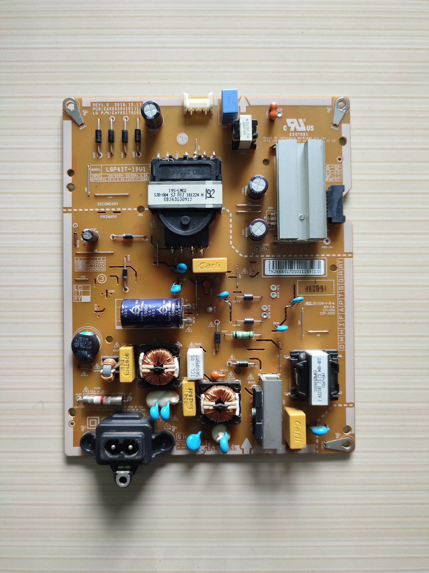 PSU POWER SUPPLY REGULATOR TV LED LG 43UM700 | Lazada Indonesia