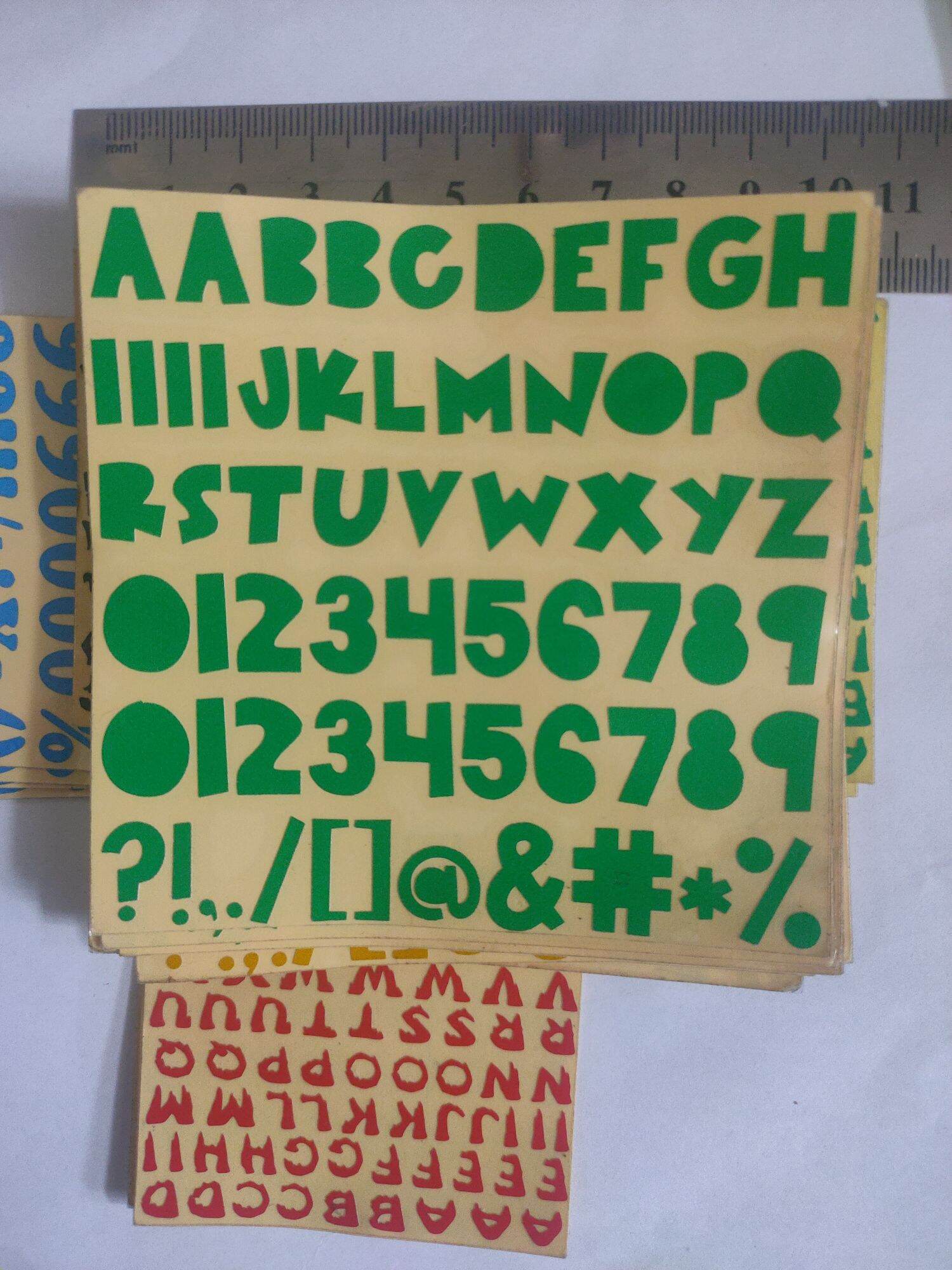 Sticker cutting hurup dan angka sticker abjad stiker ABCD stiker angka ... Sticker cutting hurup dan angka sticker abjad stiker ABCD stiker angka ...