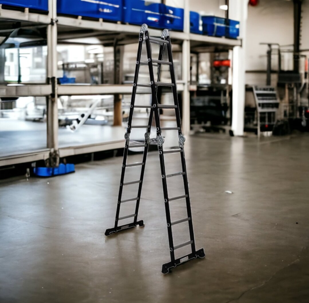 Krisbow Tangga 5 Meter Lipat Aluminium Multifungsi 4x5 Step | Lazada ...