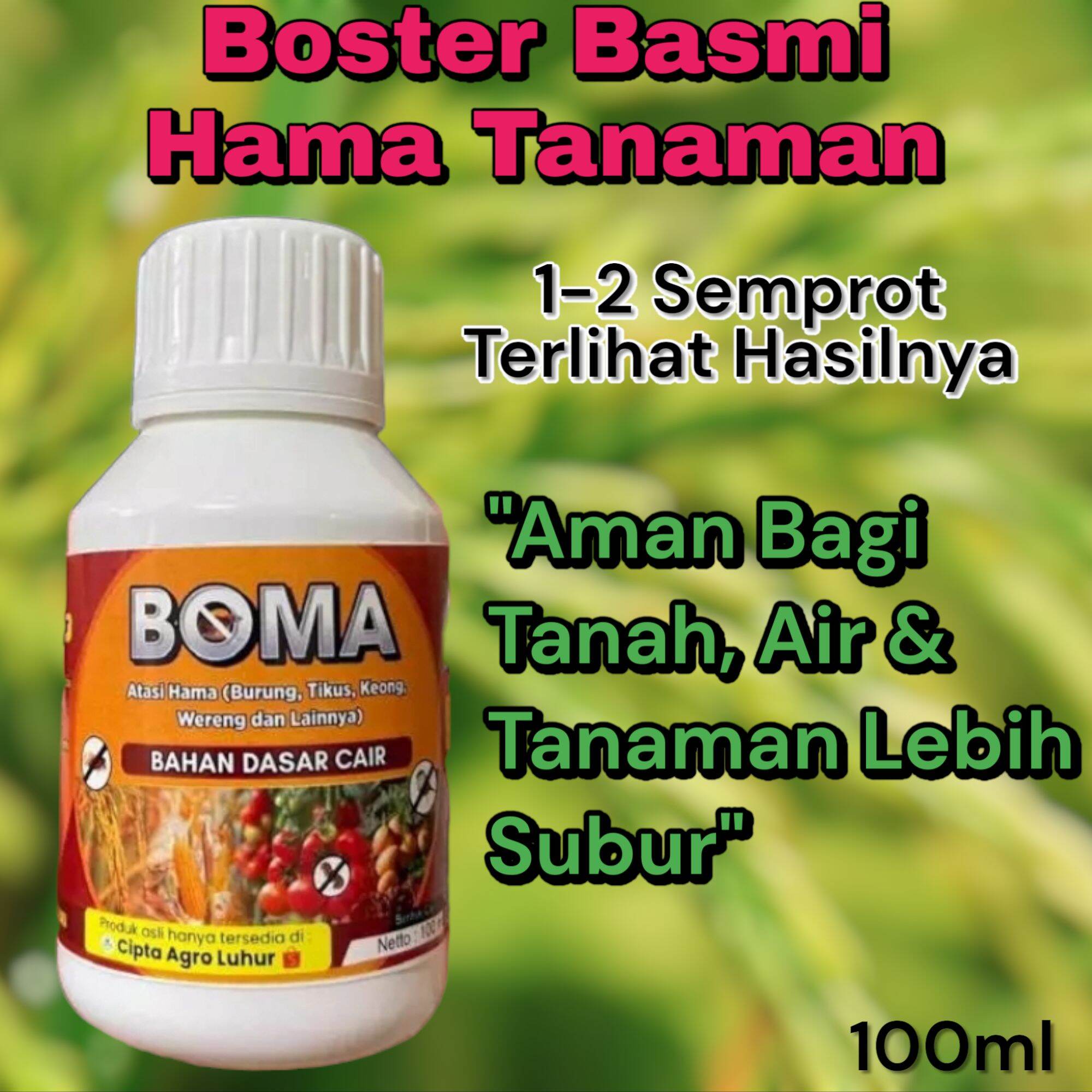 PUPUK BOMA BOSTER ORIGINAL RAJANYA PENGUSIR HAMA PALING EFEKTIF DAN ...