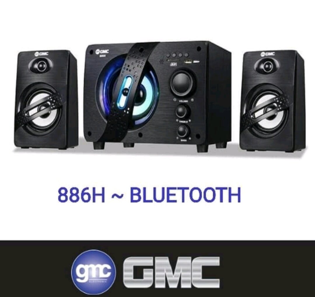 GMC Speaker Aktif Multimedia 886H [2in1] Bluetooth | Lazada Indonesia