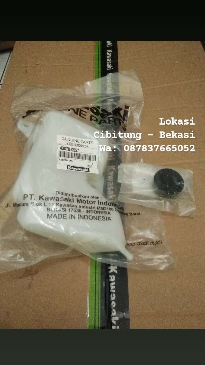 Sepaket tempat tabung botol cadangan air radiator ninja rr new dan ...