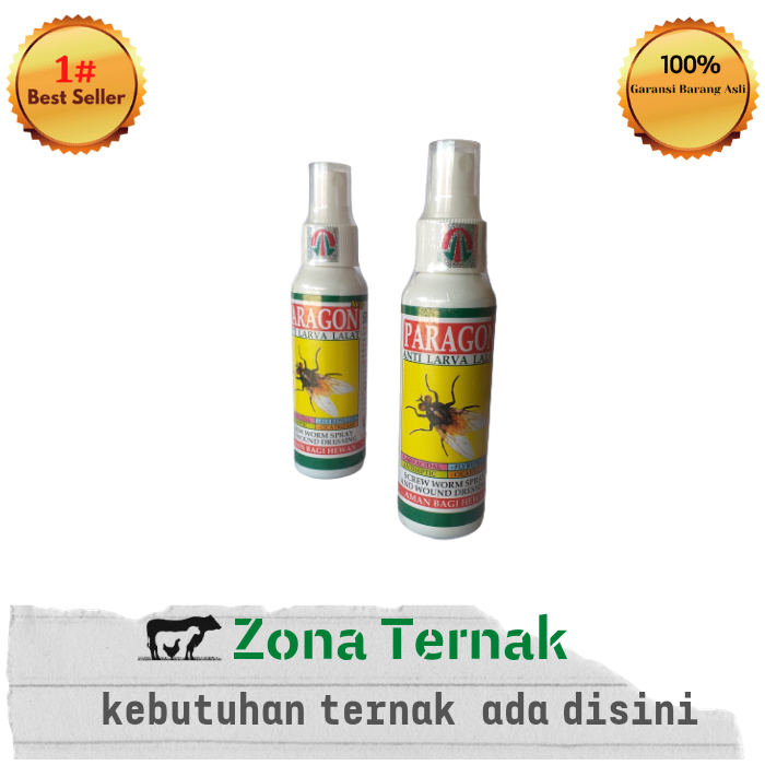 PARAGON SPRAY 120 ml - obat anti lalat dan larva pada sapi kambing ...