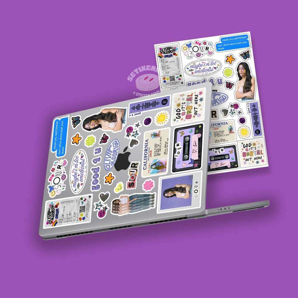 Olivia Rodrigo Sticker Pack A5/A6 (24pcs) | Lazada Indonesia