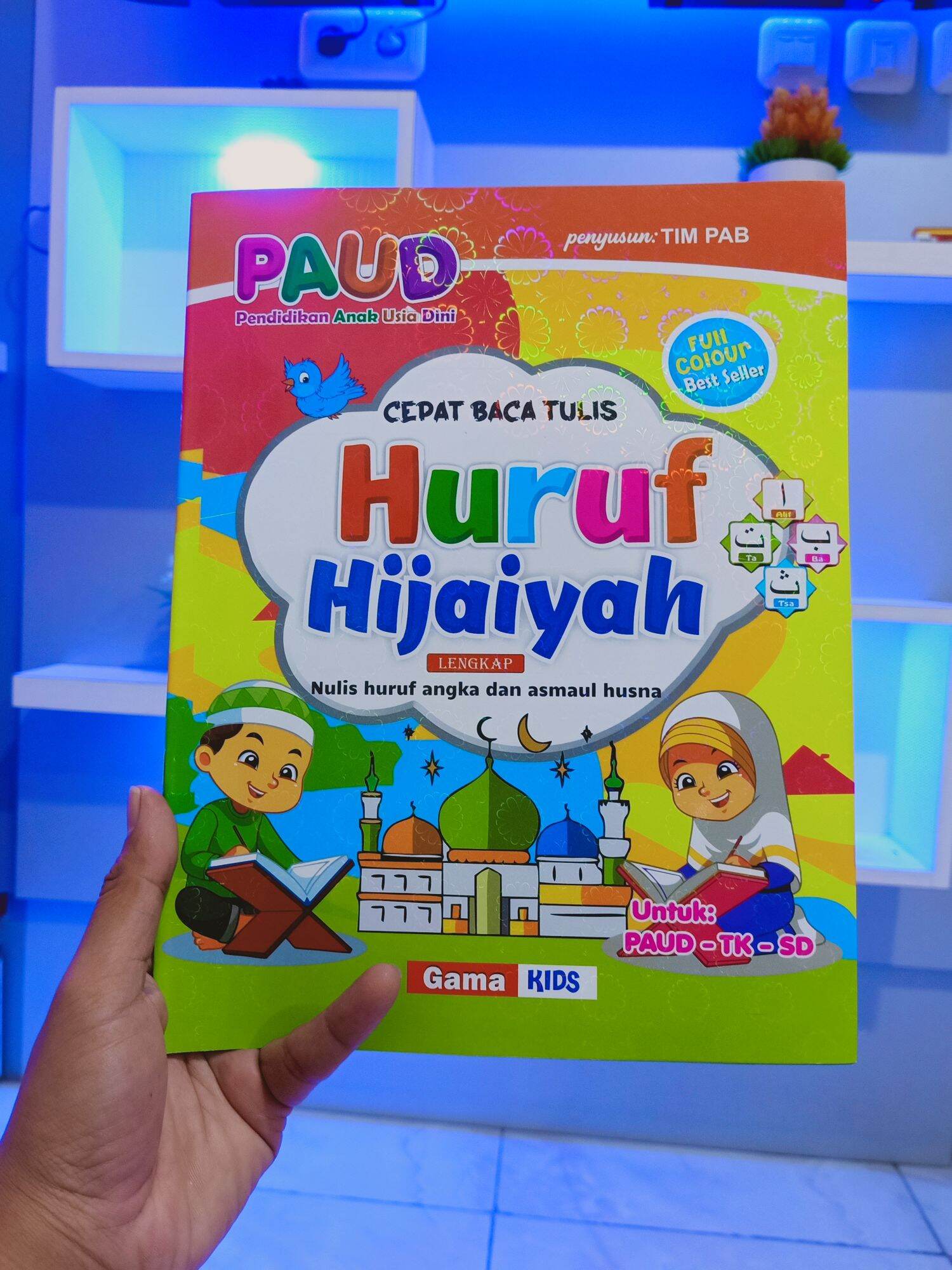 PAUD CEPAT BACA TULIS HURUF HIJAIYAH GAMA KIDS LENGKAP HURUF ANGKA DAN ...