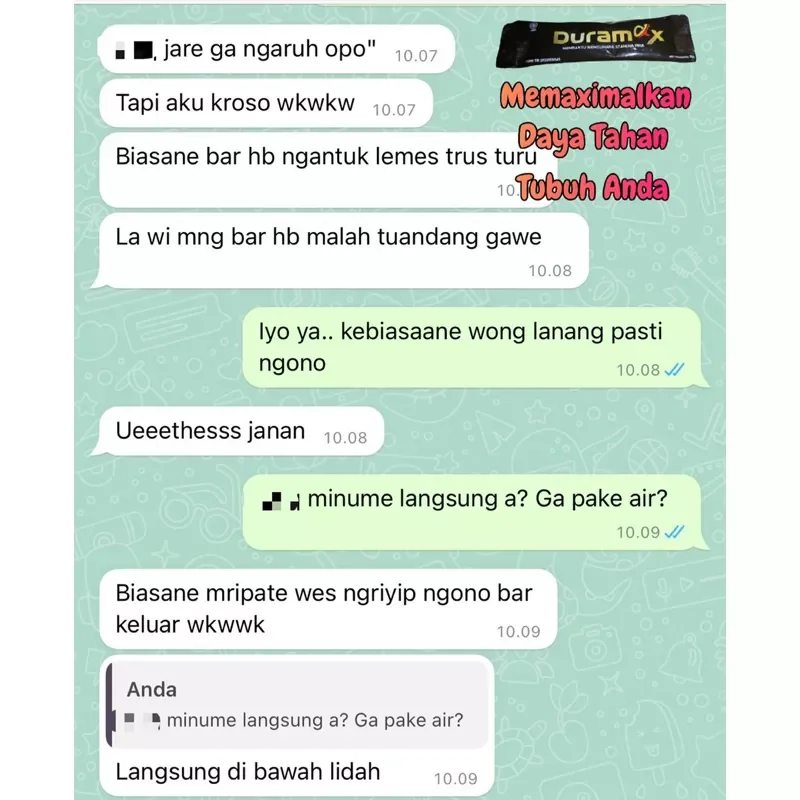 DURAMAX Minuman serbuk penambah stamina pria / Obat kuat | Lazada Indonesia