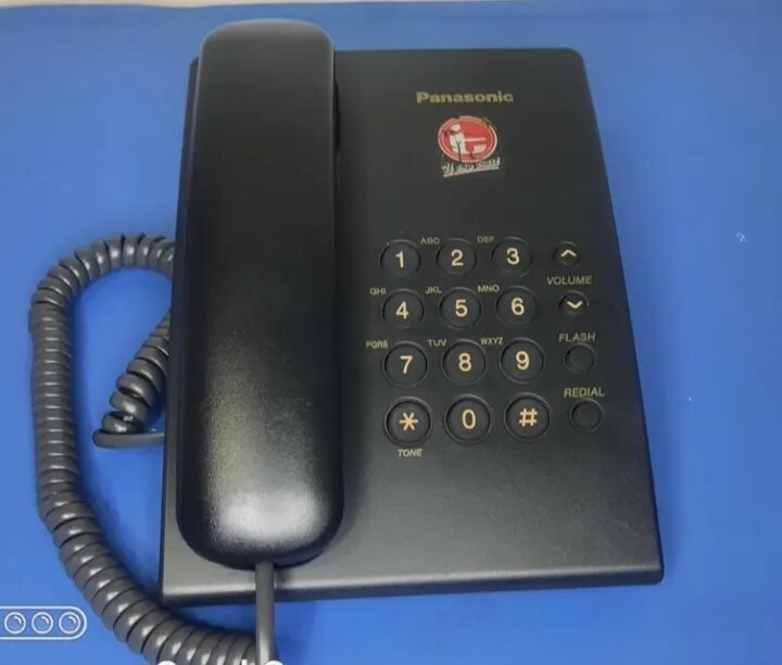 Telepon rumah & kantor indihome panasonic kx ts505 hitam second ...