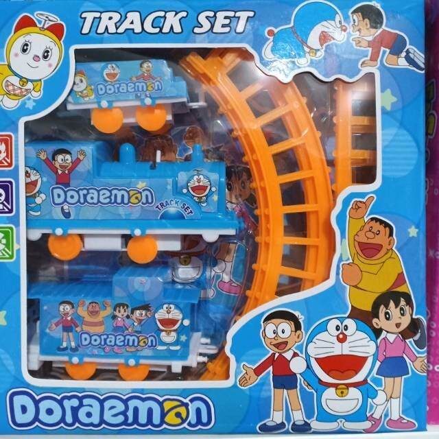 mainan anak set kereta Doraemon/TRACK SET DORAEMON/mainan kereta ...