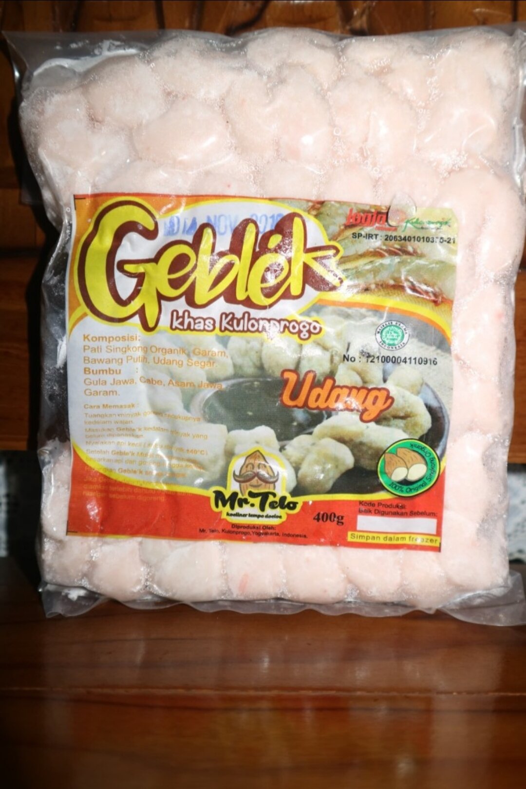 Gebleg Mr. Telo Khas Kulon Progo Rasa Udang | Lazada Indonesia