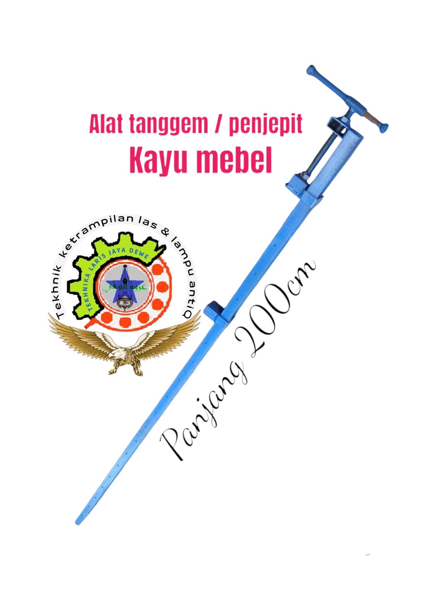 Alat pres/penjepit kayu mebel panjang 2M | Lazada Indonesia