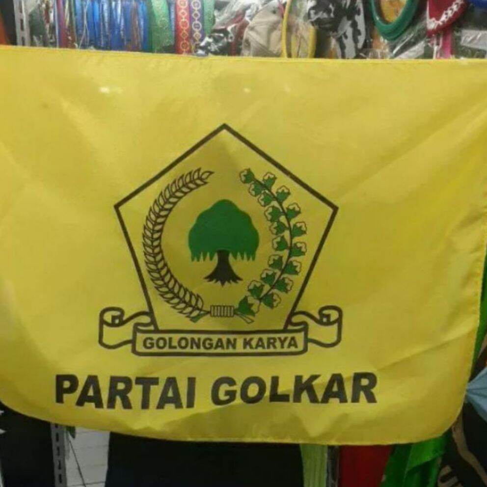 bendera partai golkar /uk 80 x 120 /terbaru 50 Lembar ⭐⭐⭐⭐⭐ | Lazada ...