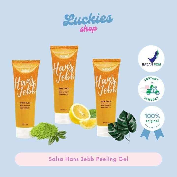 SALSA HANS JEBB PEELING GEL PERONTOK DAKI DAN KETIAK HITAM | Lazada ...