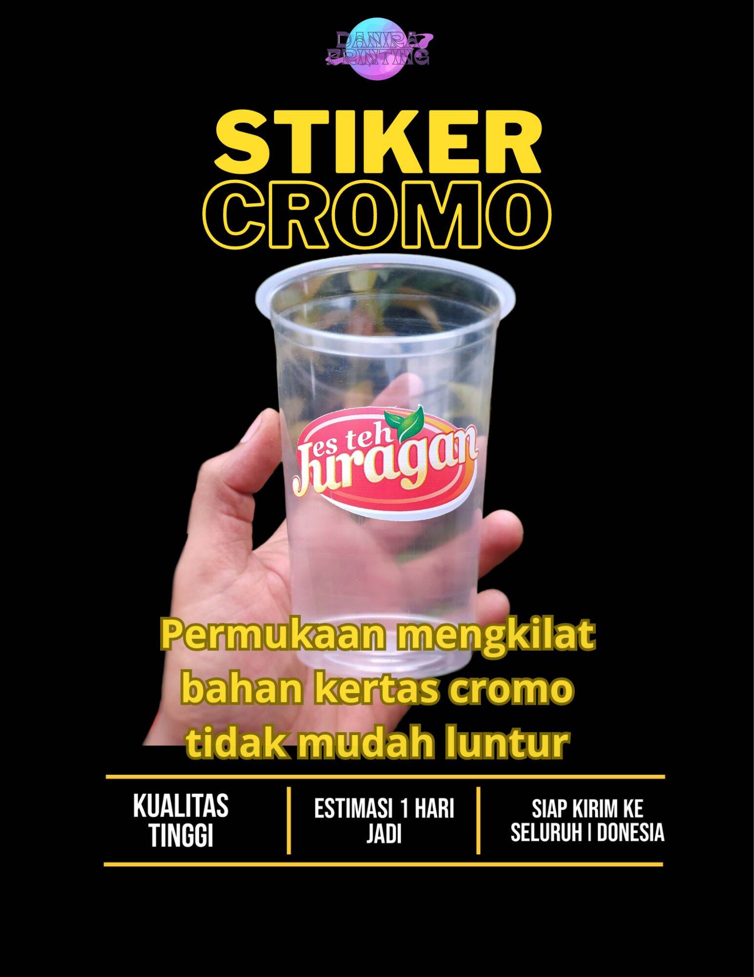 stiker es teh juragan | Lazada Indonesia