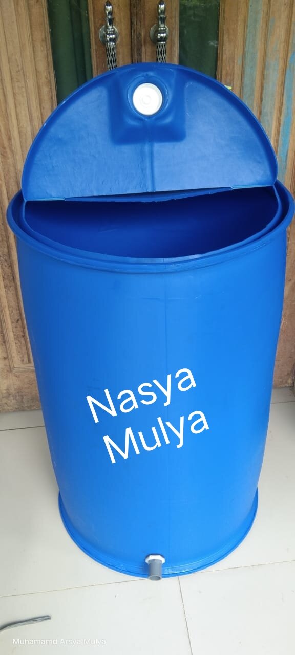 Drum Plastik/ Penampungan Air Ukuran 200 Liter/Siap Pakai | Lazada ...