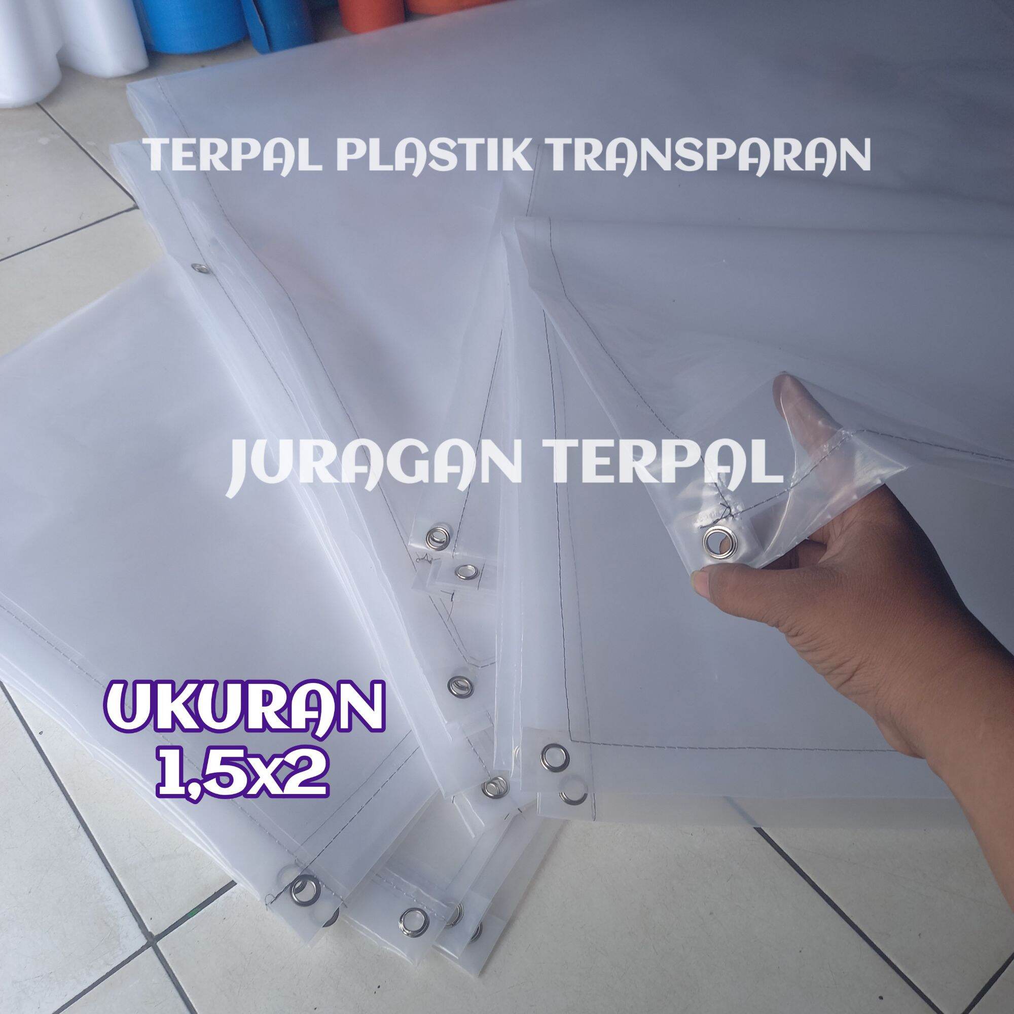 terpal plastik bening transparan ukuran 1,5x2 | Lazada Indonesia