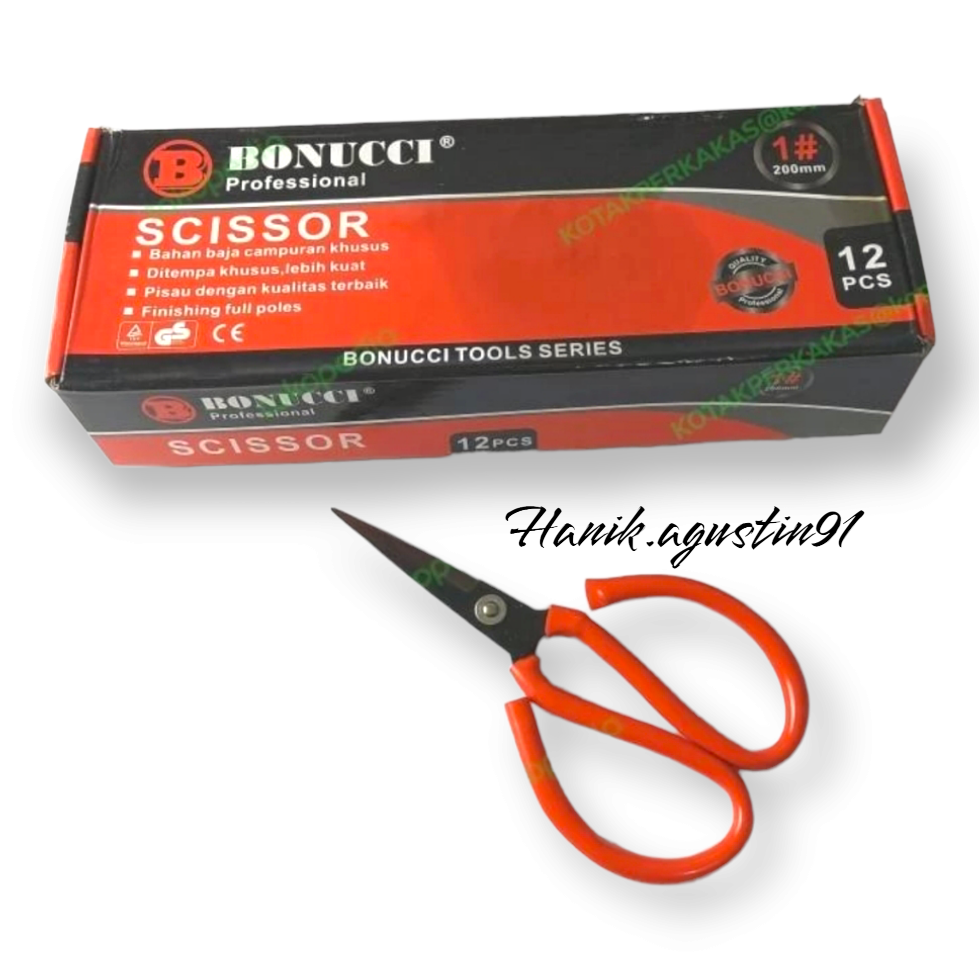 Gunting Potong Bahan Kain Seng Serbaguna - Tailor Scissors - Gunting ...