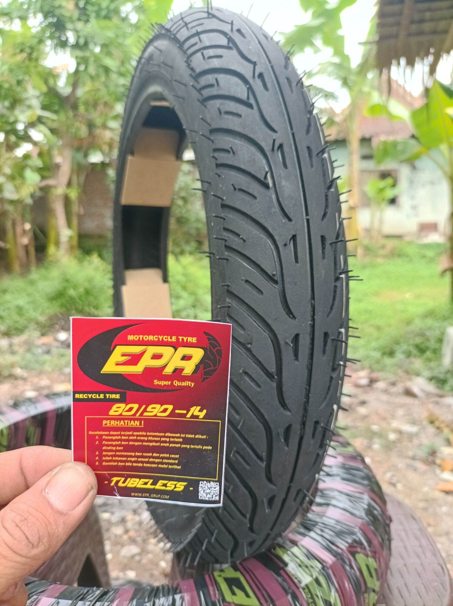 Ban tubless beat vario fullpress EPR 80 90 14 ukuran depan/belakang ...