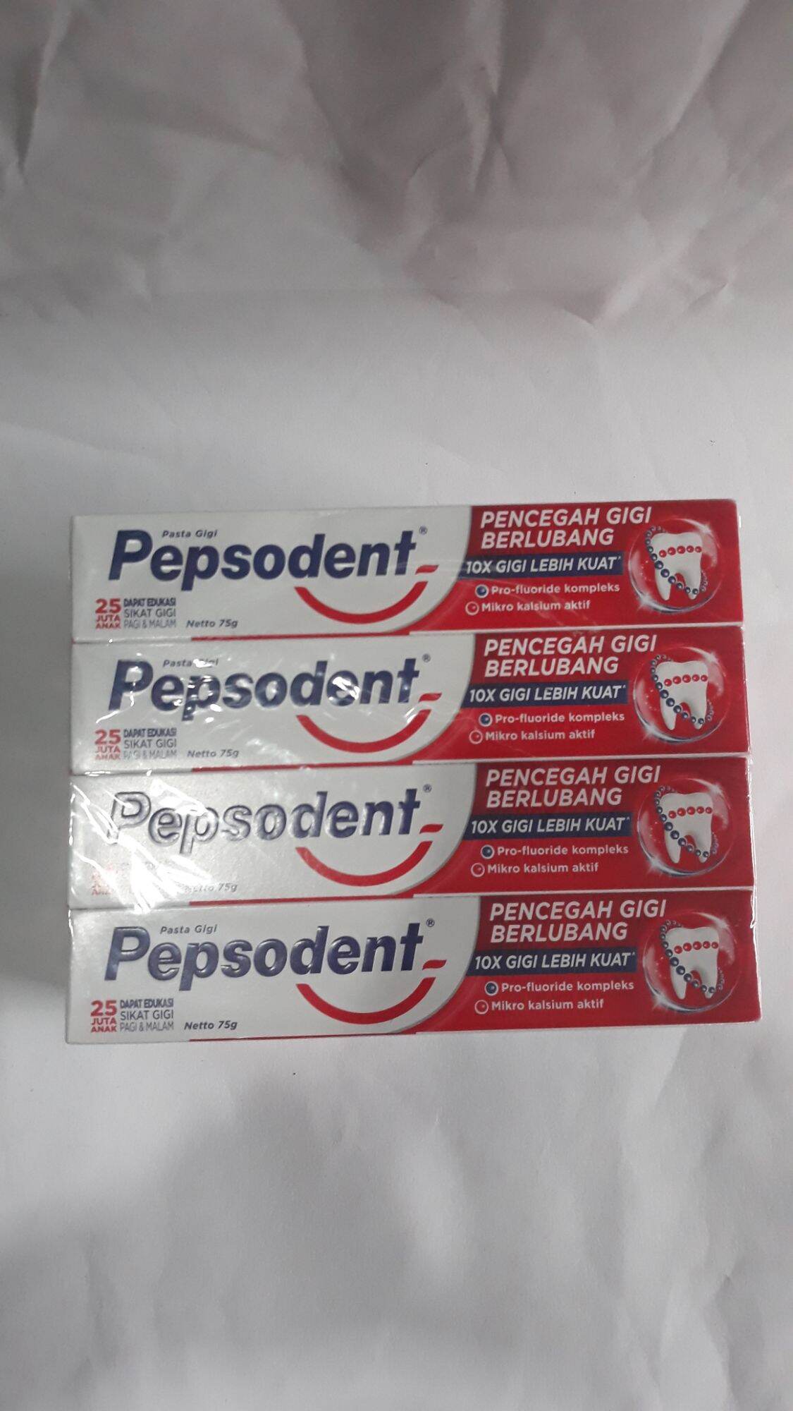 Pasta Gigi Pepsodent 75g isi 12 pcs | Lazada Indonesia