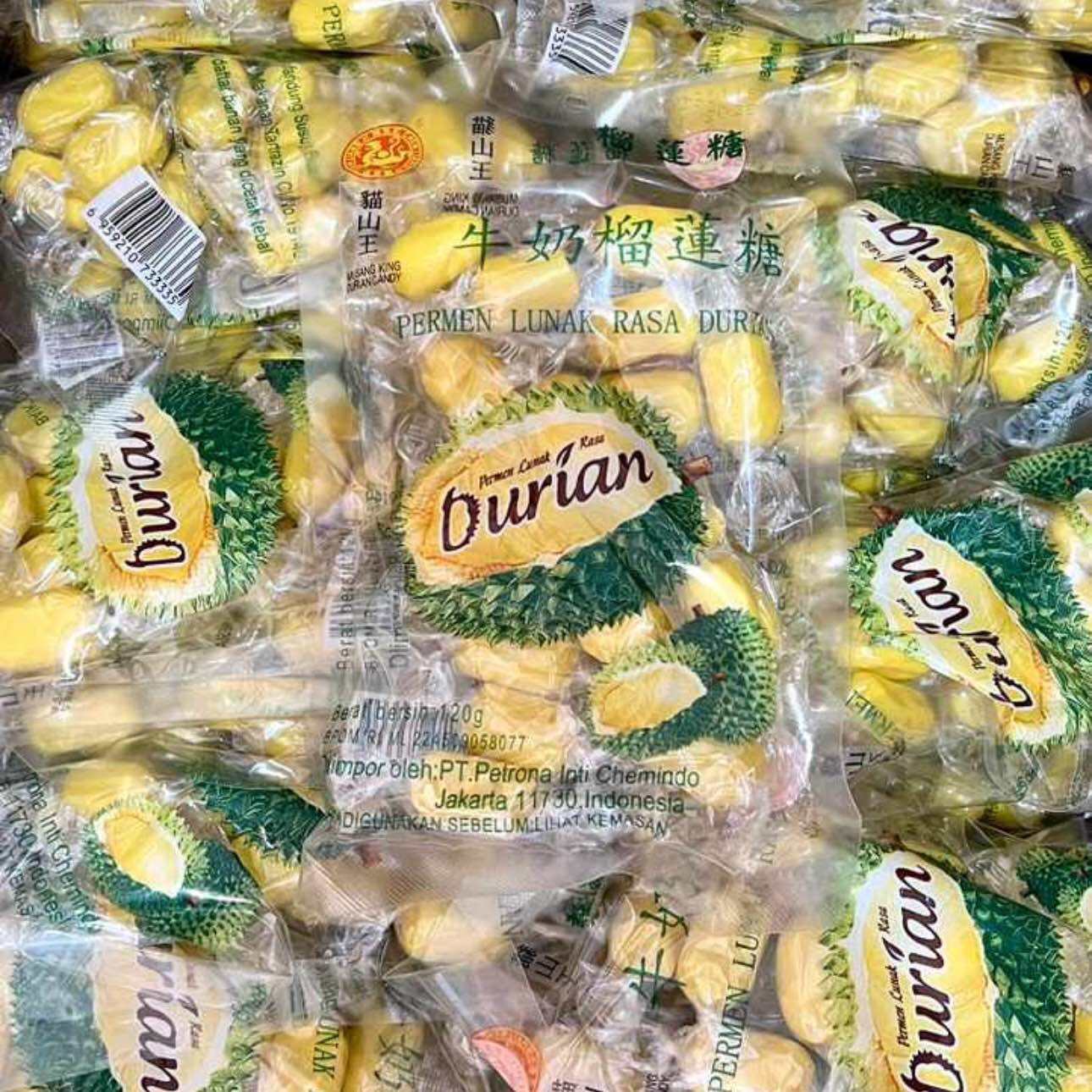 PERMEN LUNAK RASA DURIAN MUSANG KING 120GR | Lazada Indonesia
