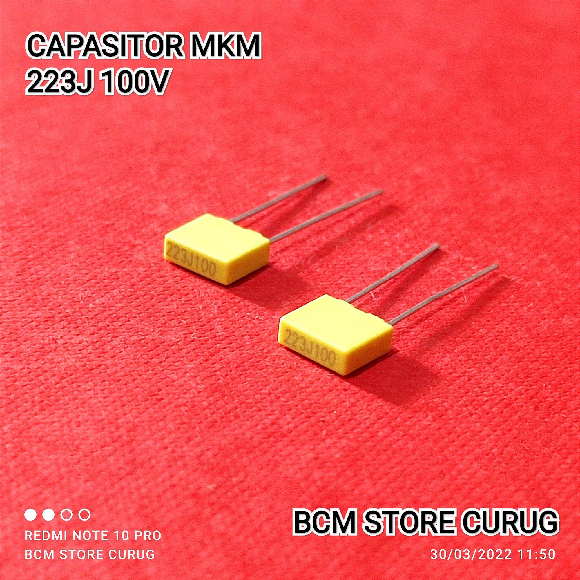 10 BUAH CAPASITOR MKM 0.022UF 100V 223J 22NF 223J 100V | Lazada Indonesia