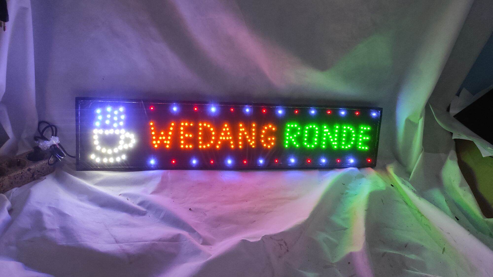 papan lampu LED tulisan WEDANG RONDE new | Lazada Indonesia