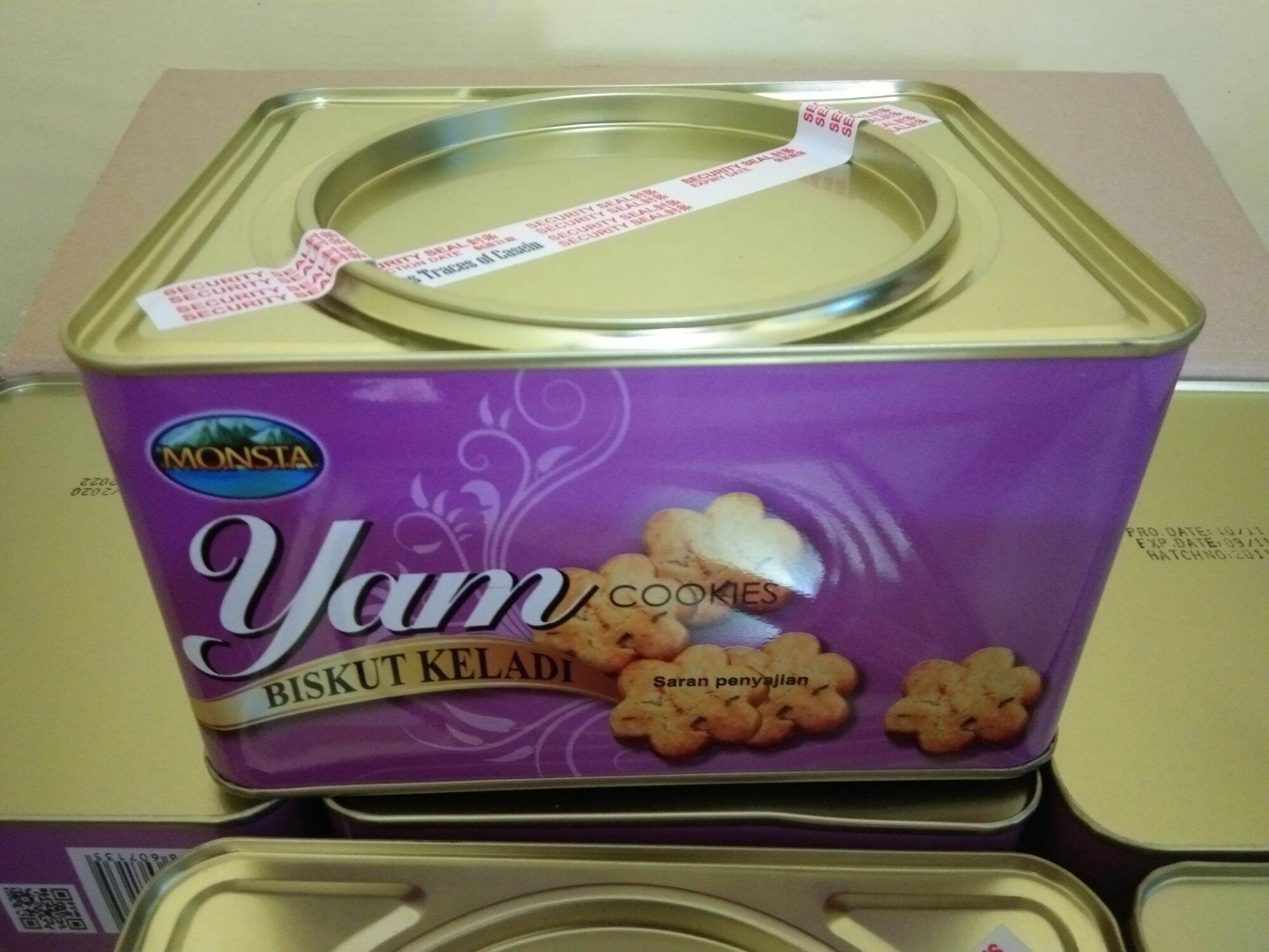 Biscuit Keladi Yam cookies Monsta 700gram Halal | Lazada Indonesia