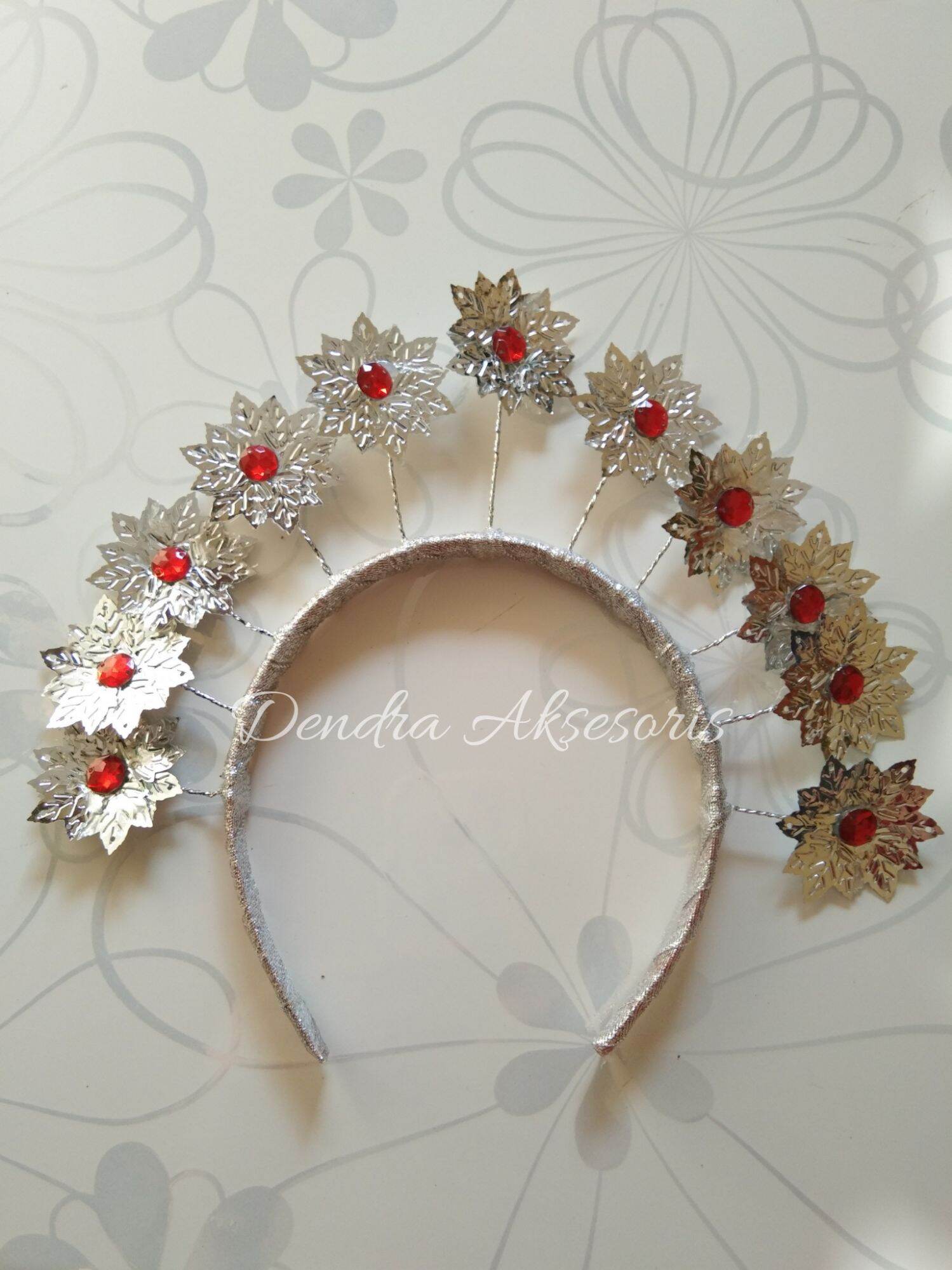 Bando Adat Jawa Silver / bando tari dan karnaval / mahkota adat cantik ...