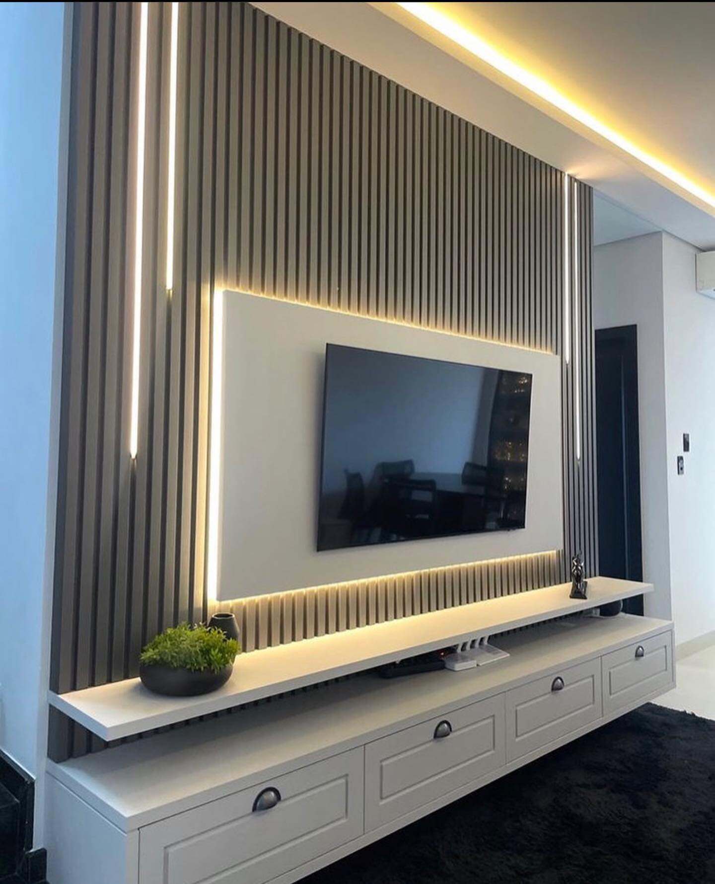 custom backdrop tv sesuai ukuran dan selera anda di ukur dulu ya ...