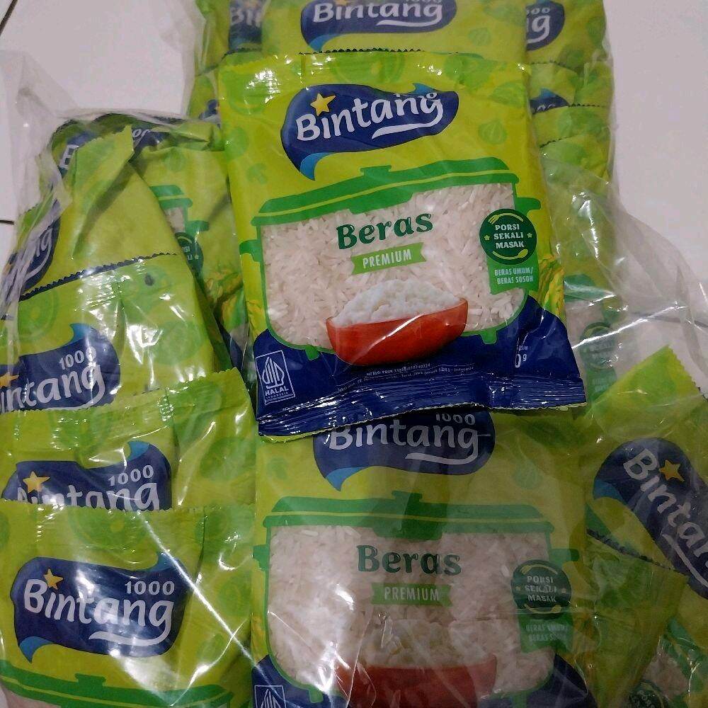 Beras Premium 1000 Bintang Kemasan Mini 200gr (5 pcs) | Lazada Indonesia
