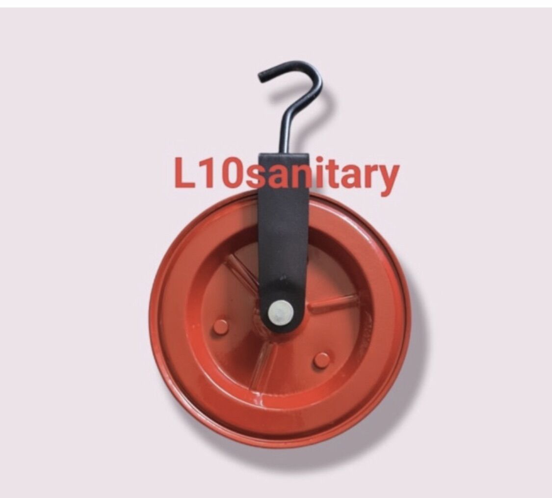 Katrol Kerekan Roda Sumur Bangunan Kuat / Air Pulley Tukang Besi 15cm ...