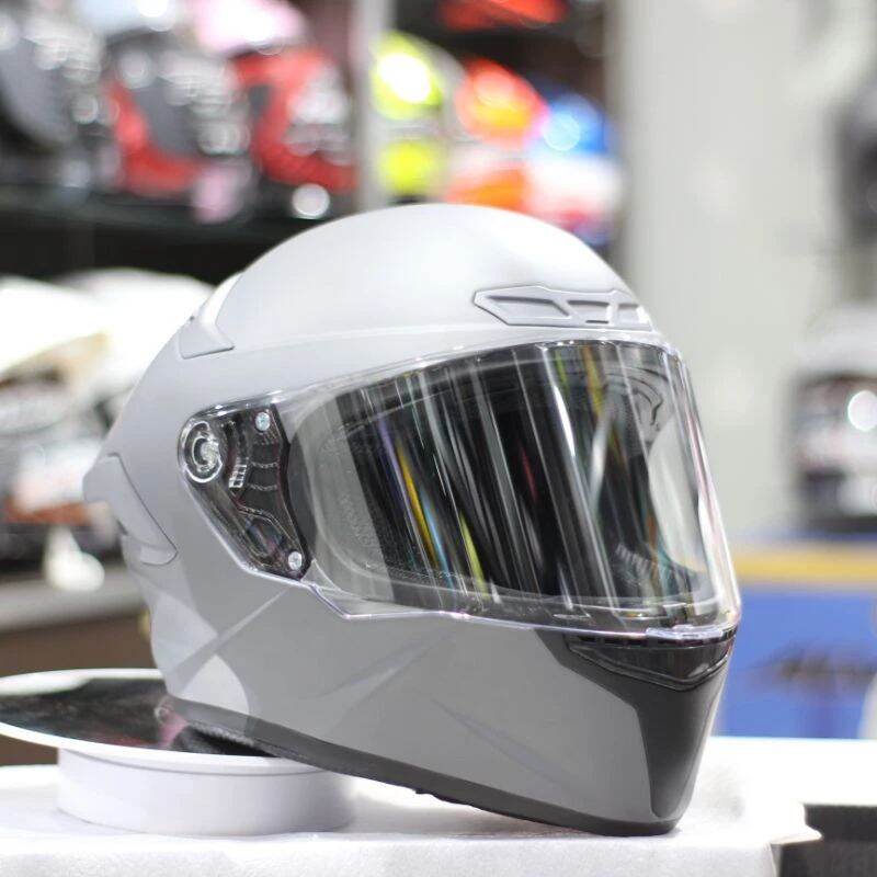 HELM FULL FACE KBR TT COURSE POLOS KACA BLUE DAN CLEAR | Lazada Indonesia