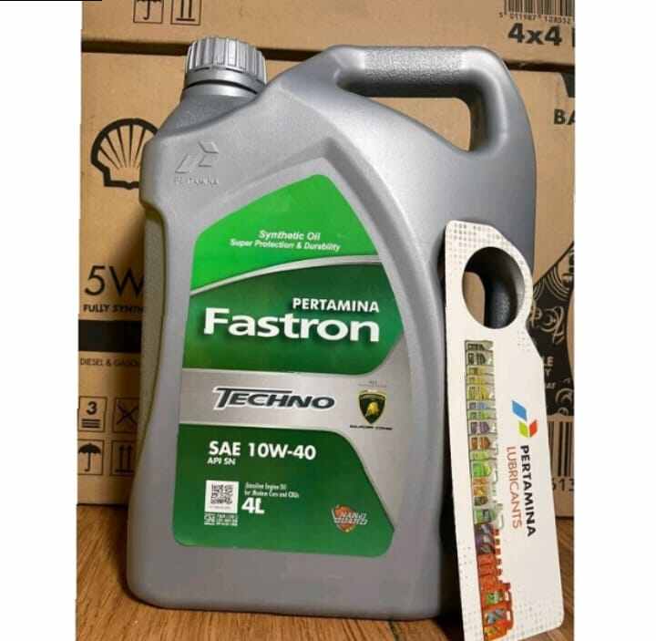 OLI MOBIL PERTAMINA FASTRON TECHNO 10W-40 4LITER ORIGINAL PRODUK ...