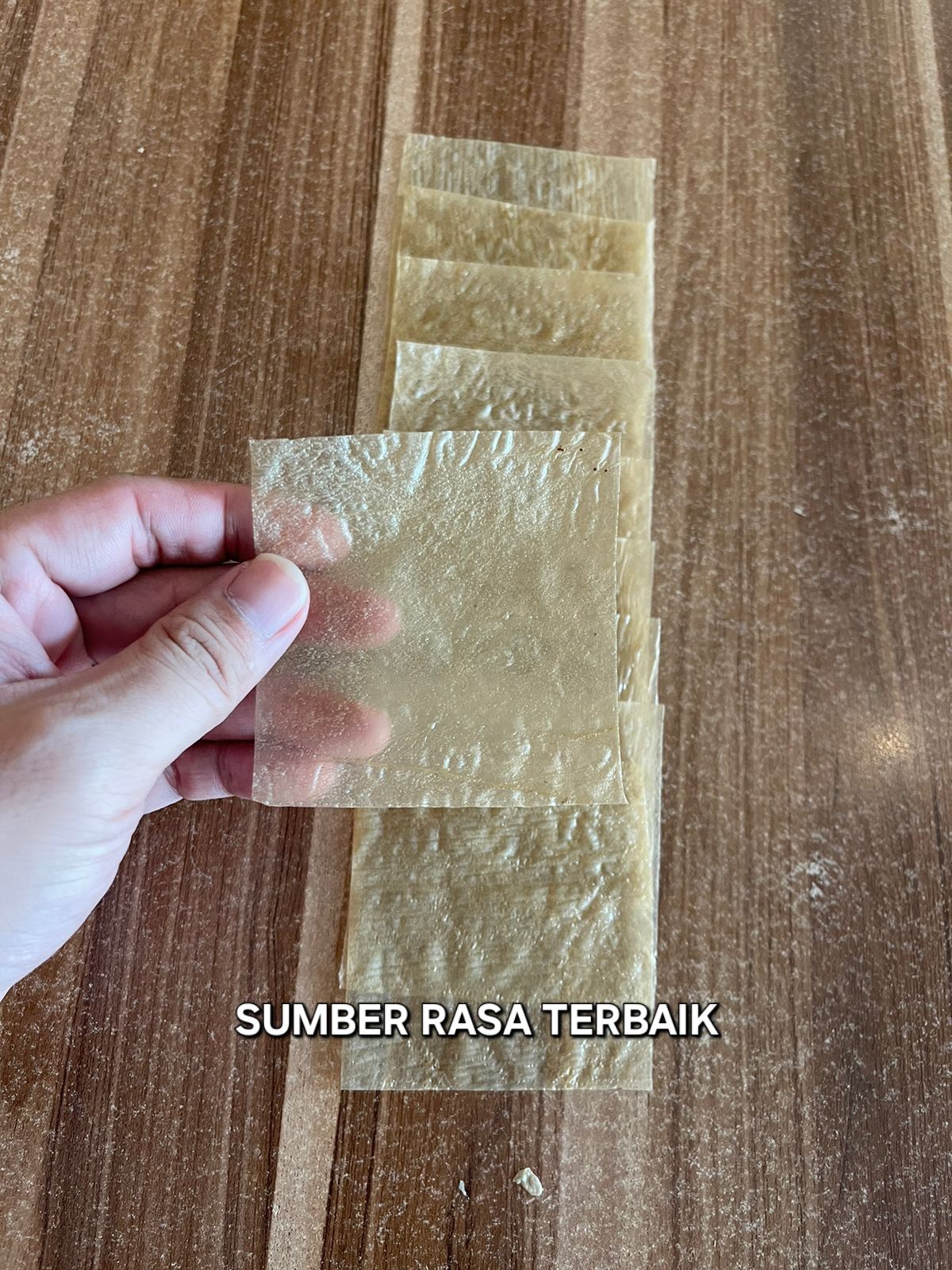 KULIT TAHU TAWAR UK 10X10 HALAL GOOD QUALITY | ISI 50PCS/PACK COCOK ...