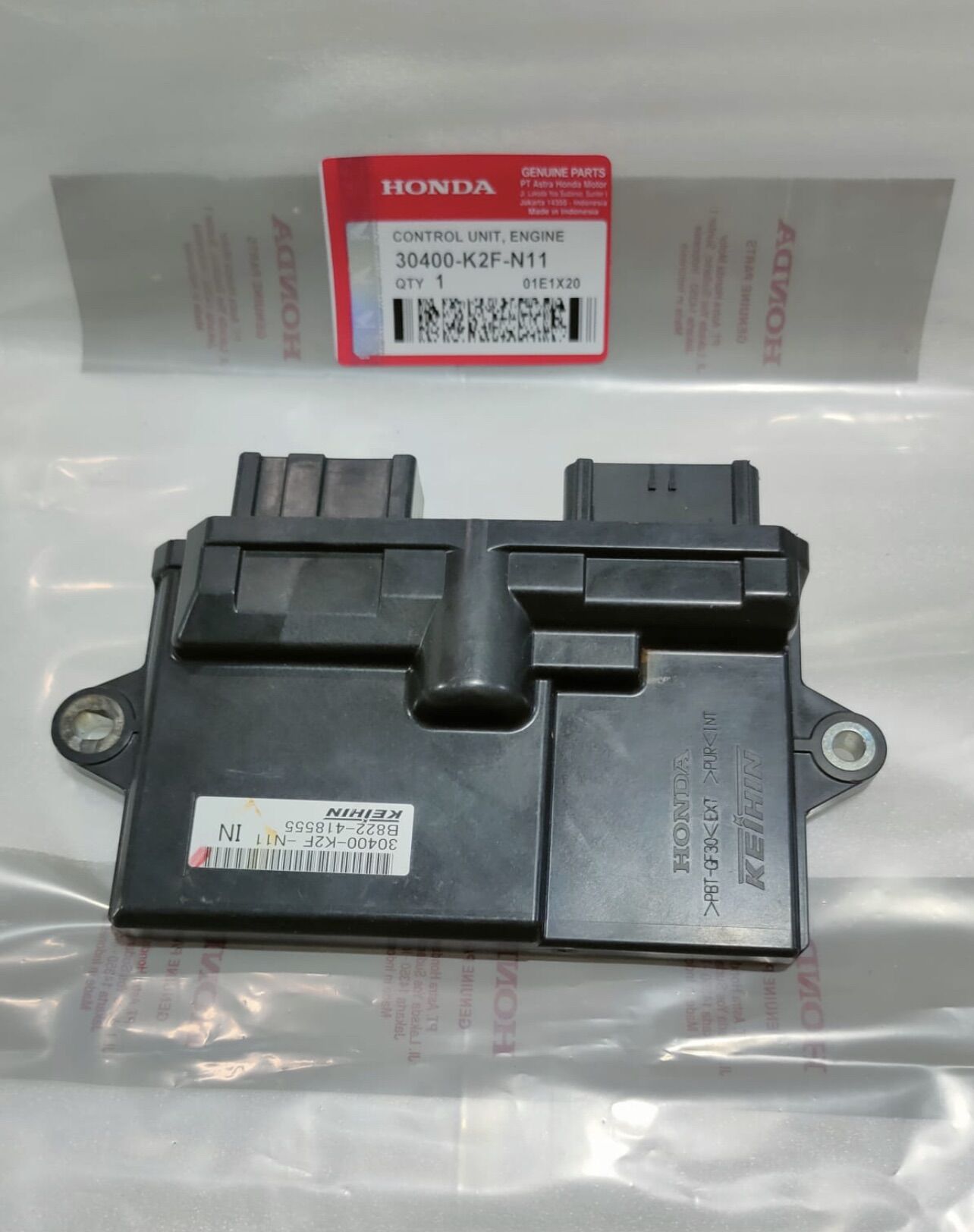 ECU ECM UNIT CONTROL SCOOPY F1 INJEKSI NEW HONDA AHM 30400-K2F-N11 ...
