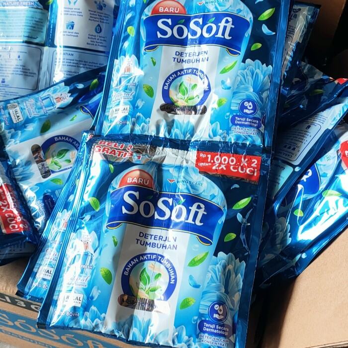 Sosoft Detergen Renceng isi 16 Sachet | Lazada Indonesia